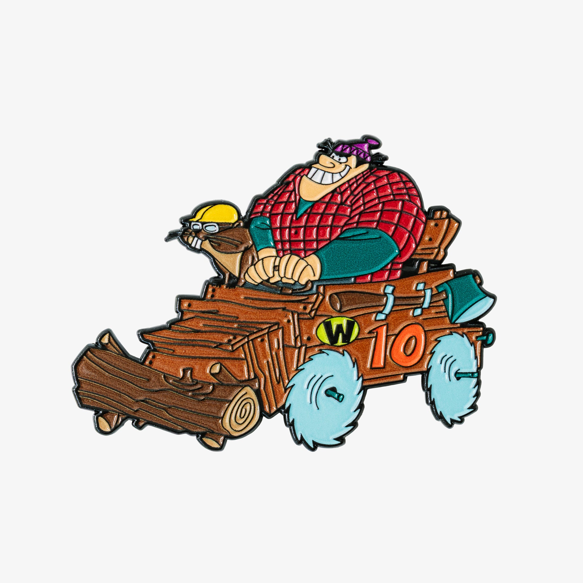 Wacky Races Pin Badge - The Buzzwagon | Blu Goblin